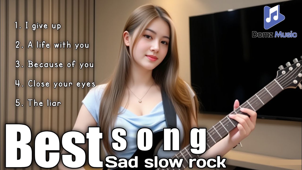 SLOW ROCK BALLAD - I GIVE UP || Domz music || Official Music video ...