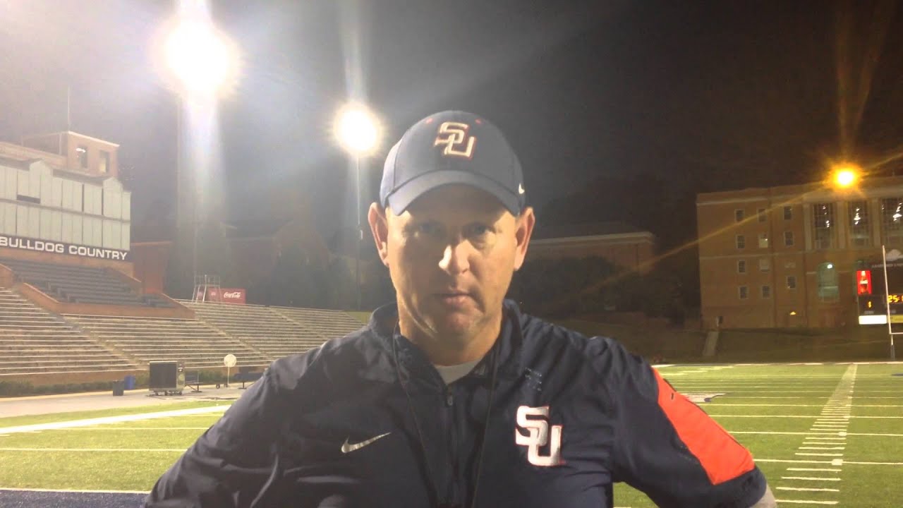 Samford head coach Chris Hatcher after practice, Oct. 13, 2015 - YouTube