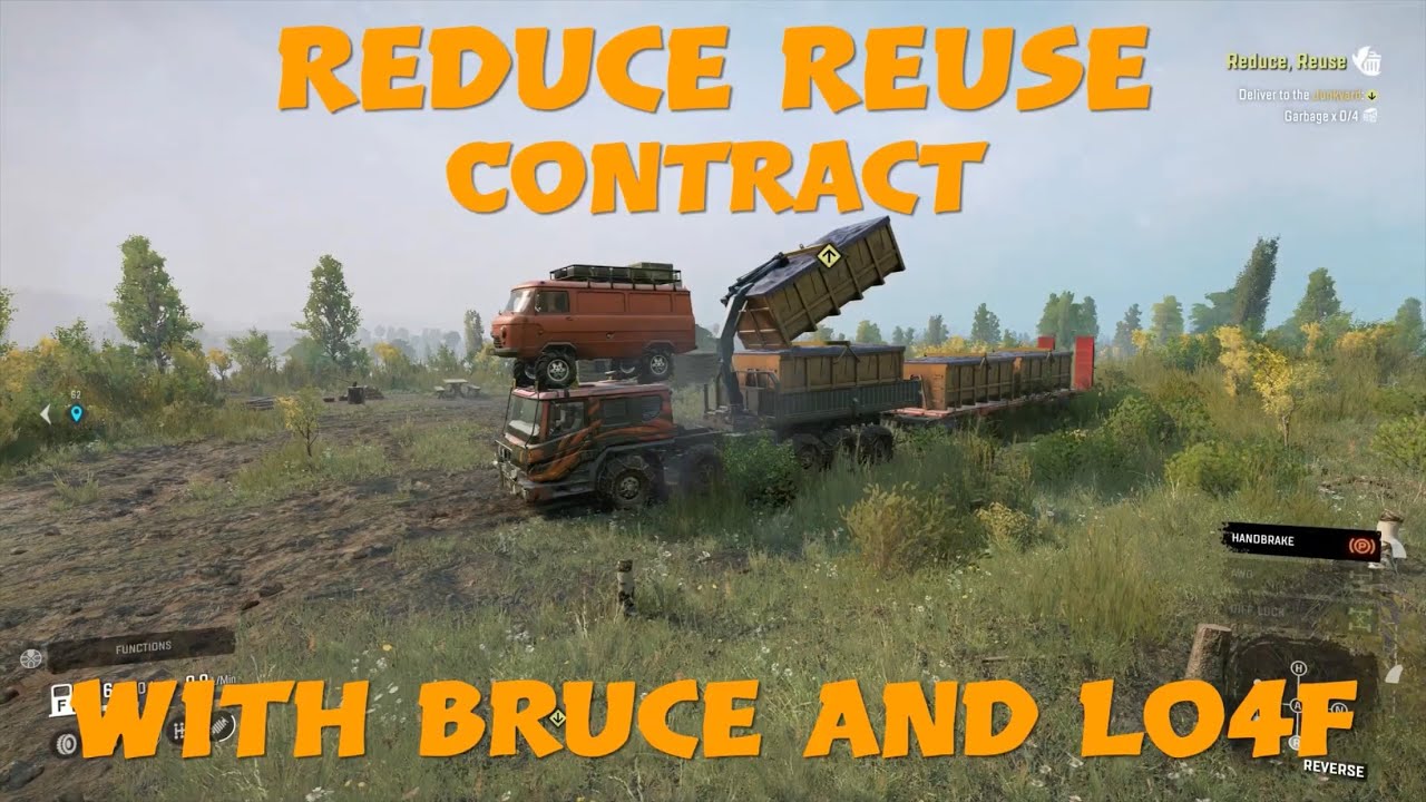SnowRunner Reduce Reuse Contract With Bruce And Lo4f - YouTube