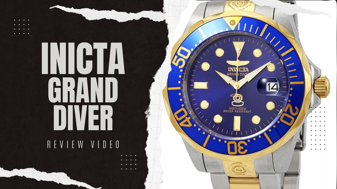 Invicta Grand Diver Watch Review: 2 Stunning Timepieces! - YouTube