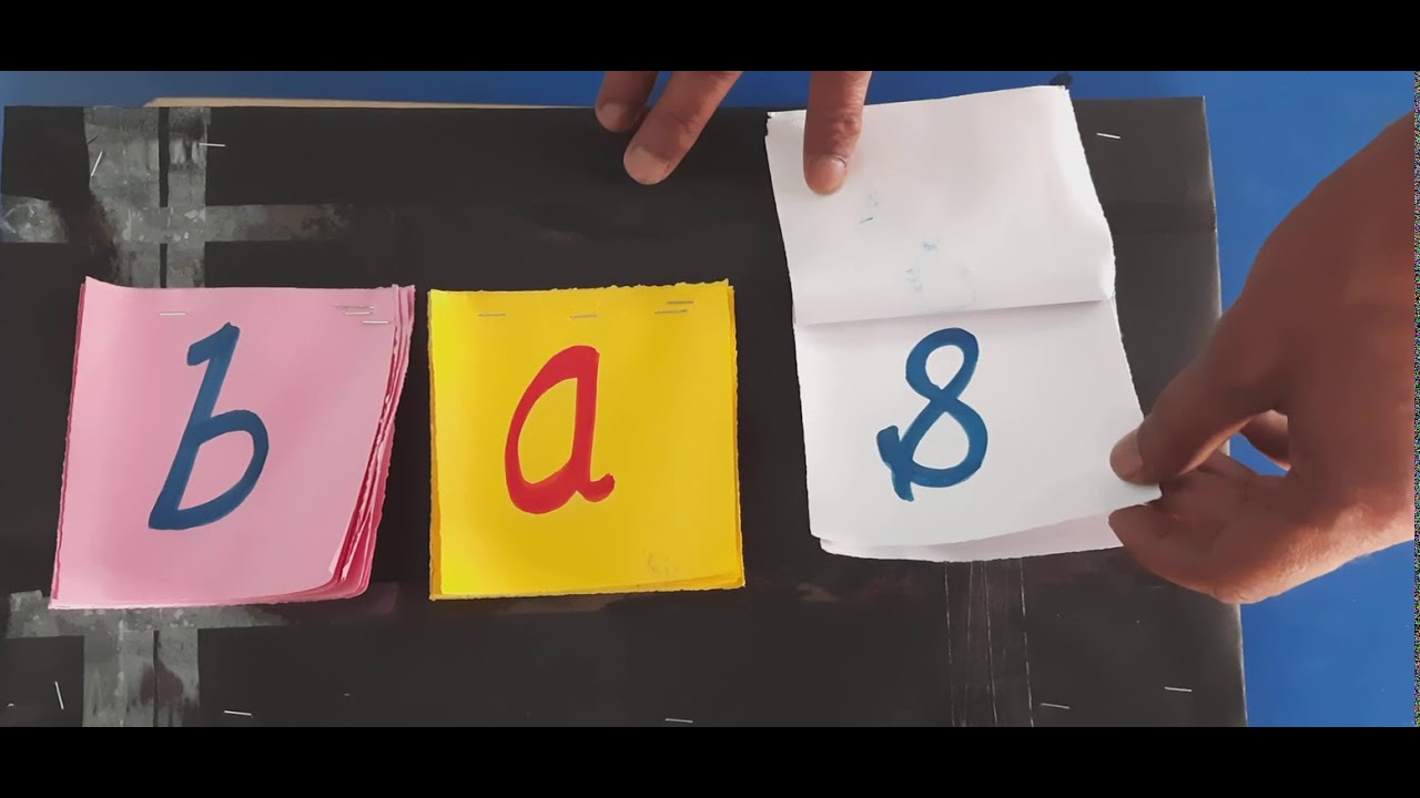 Letter flipper activity - YouTube