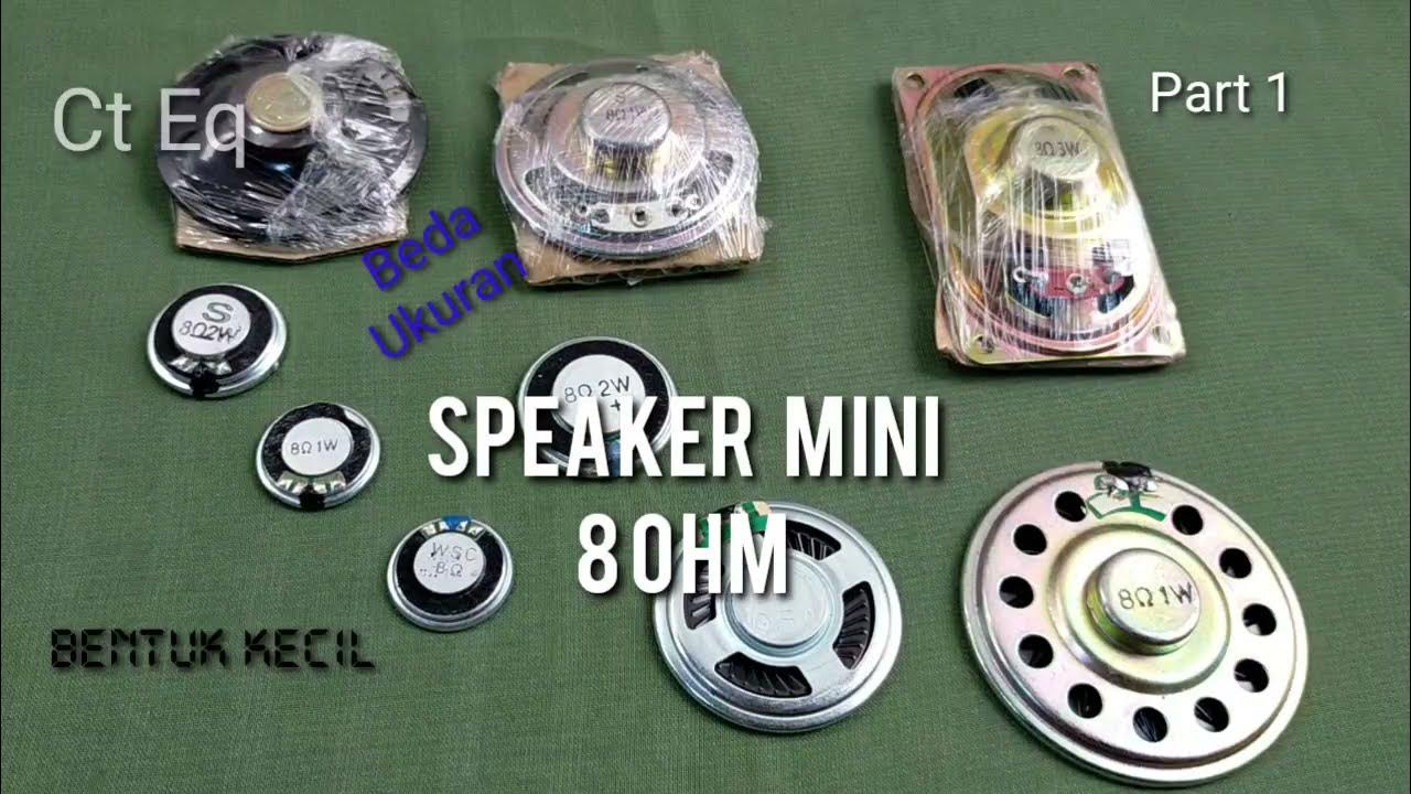 Speaker Mini 8 Ohm Speaker kecil - YouTube