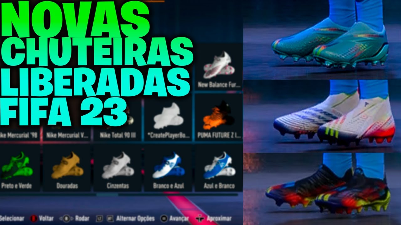 JÁ Liberado As Chuteiras Novas Do Fifa 23 Chuteiras Novas Da Adidas