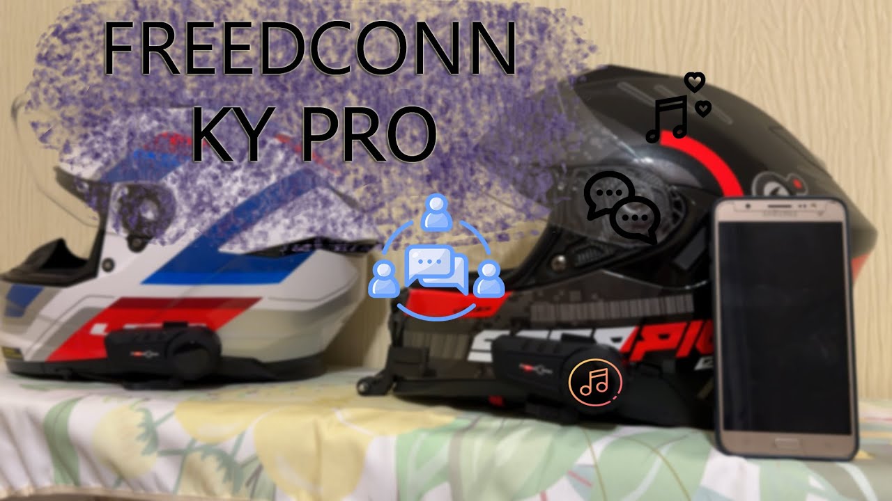 FREEDCONN KY PRO /// ЯК ПІДКЛЮЧИТИ ДВА ШОЛОМИ ДО ОДНОГО ТЕЛЕФОНУ ...