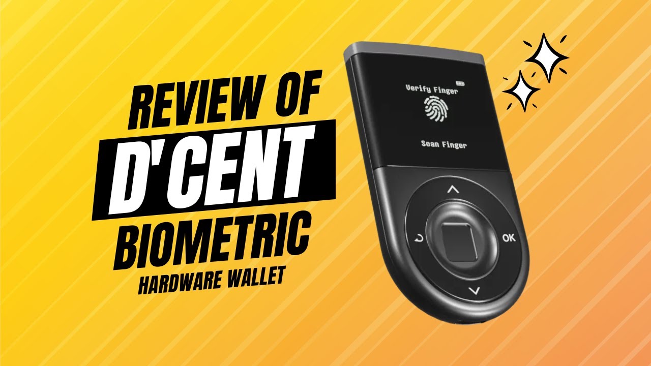 REVIEW D'CENT Biometric Hardware Wallet - YouTube