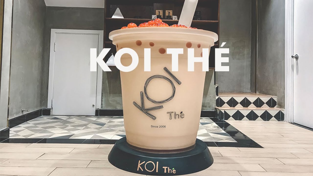 KOI Thé Pasteur | Trà sữa nổi tiếng của Singapore - YouTube