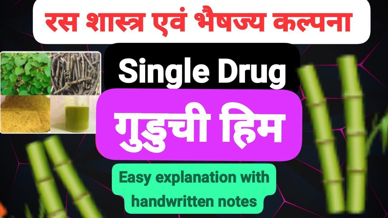 Guduchi Hima || Single Drug || Rasashastra evam Bhaishajya kalpana # ...