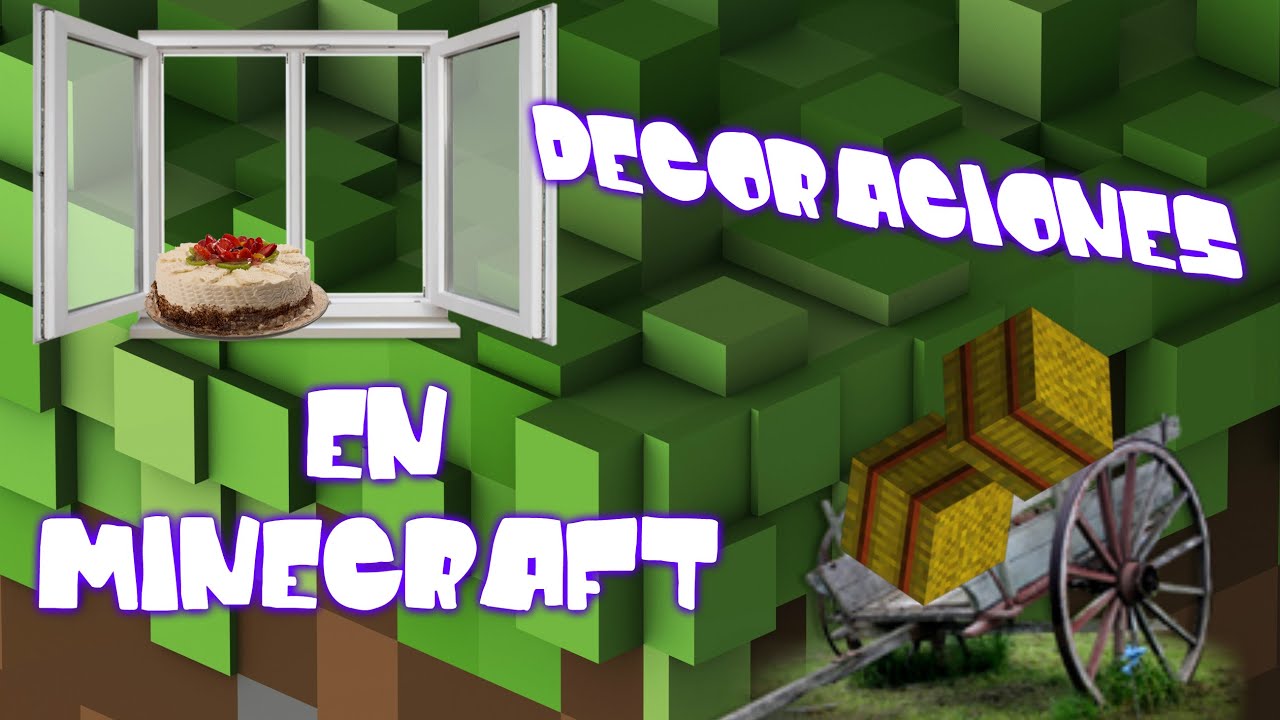 Decoraciones Minecraft: Ventanas y Carretas - YouTube