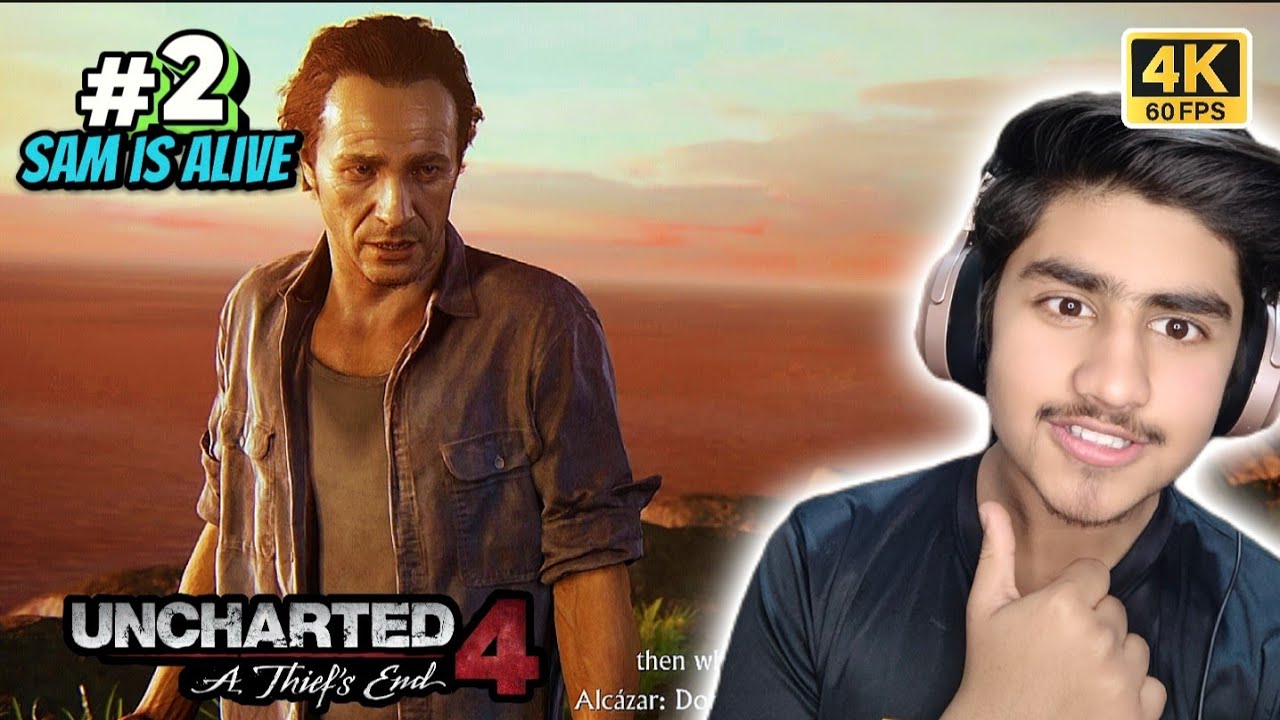 Sam is alive | Uncharted 4 remastered a thief's end gameplay#2 PS5 4K ...