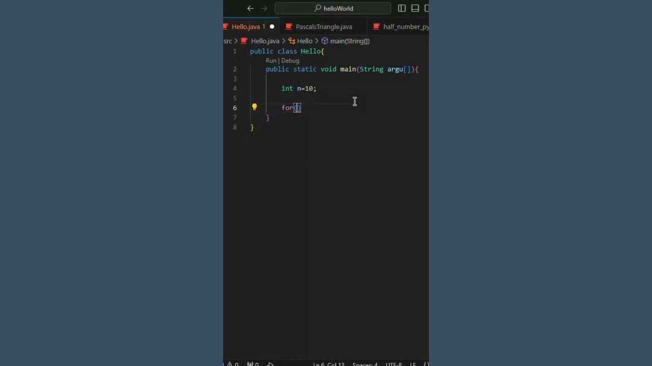 For Loop In Java Programming Java Javaprogramming Javatutorial Youtube