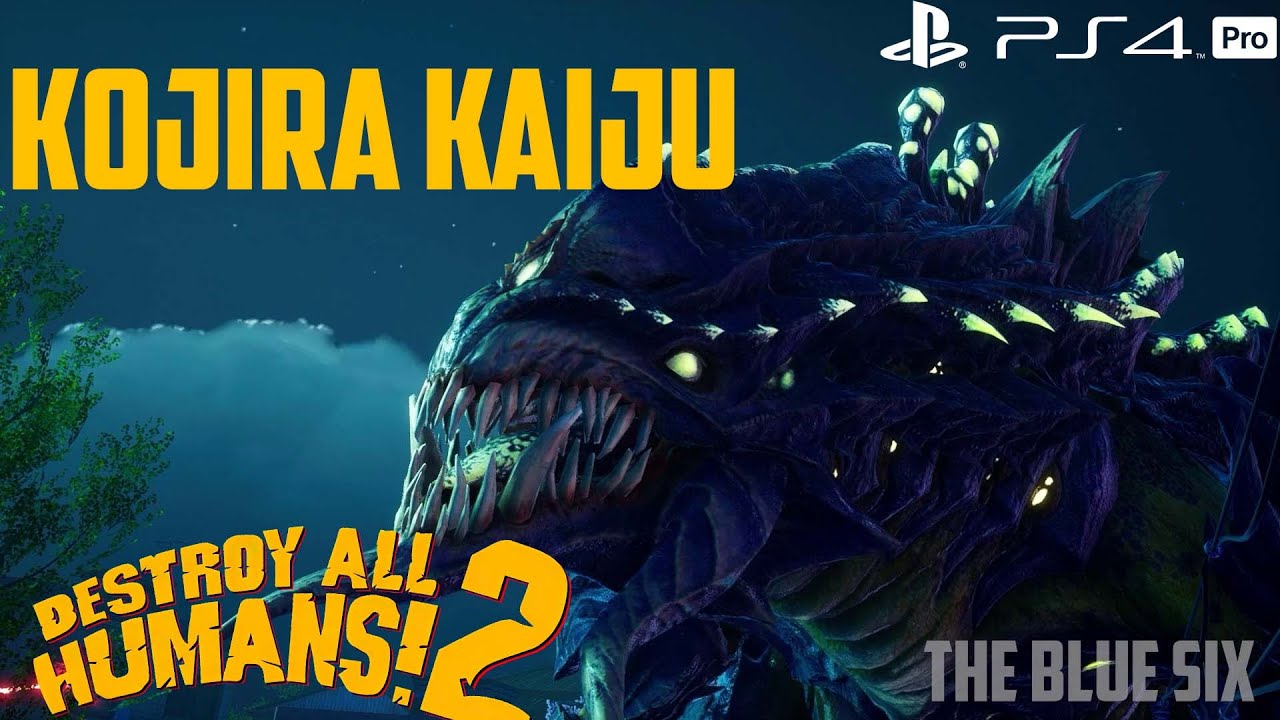 Destroy All Humans! 2: Reprobed - Kojira Kaiju Boss Fight [PS4 Pro ...