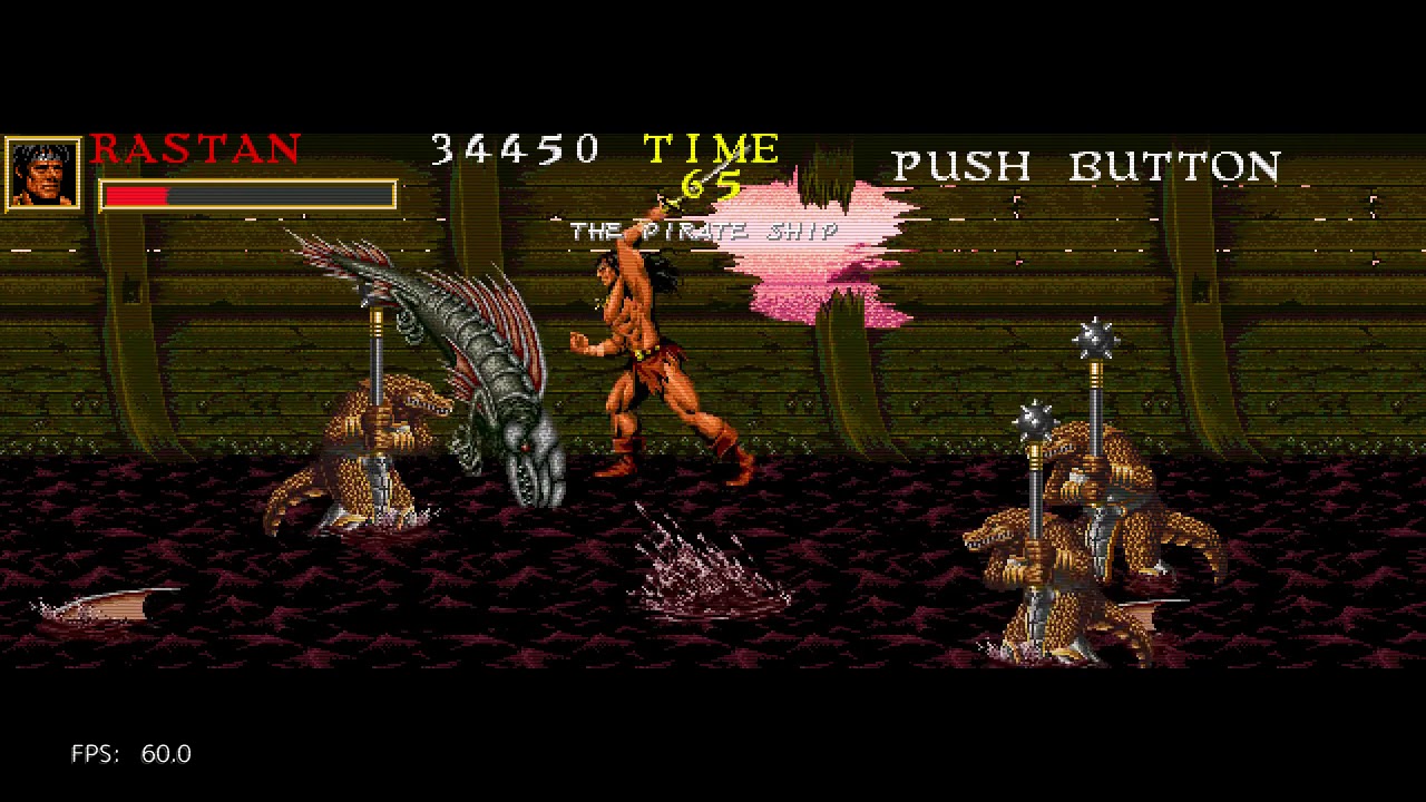 Warrior Blade Rastan Episode III (Arcade) on PlayStation Classic - YouTube