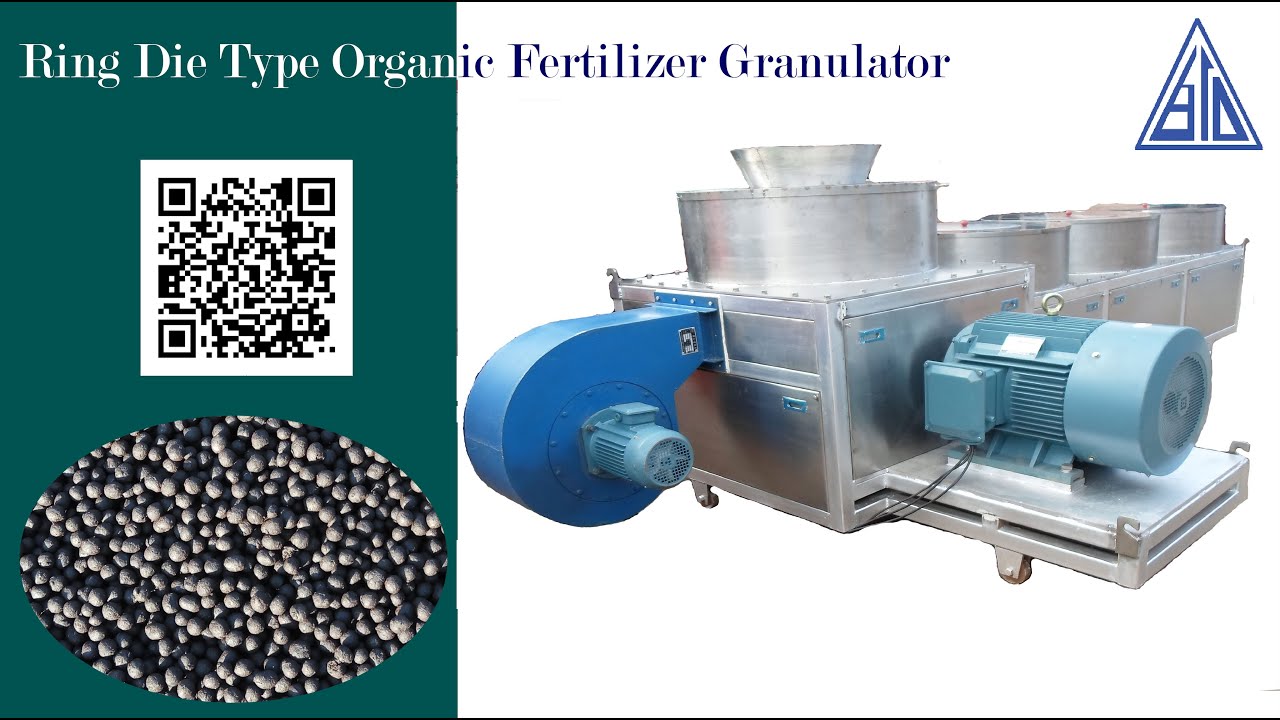 Ring Die Granulator For Making Peat Granules - YouTube