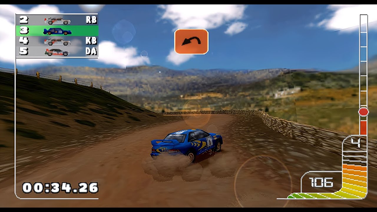 Colin Macrae Rally ps1 Campeonato Mundial Campaña Grecia Subaru lmpreza ...