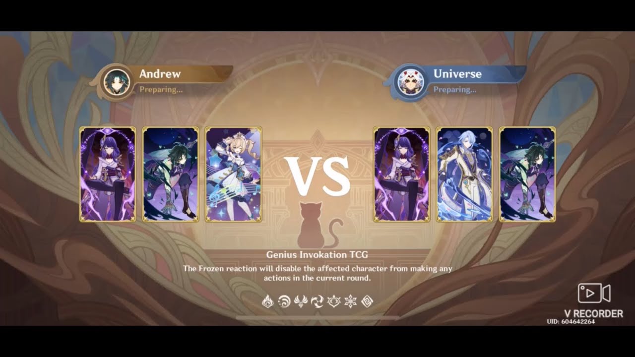 Genius Invocation TCG |Match 26| (Genshin Impact) - YouTube