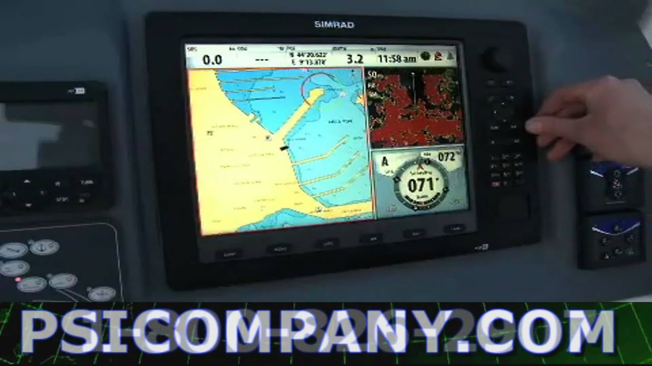 Simrad NSE Screen Configuration Overview - YouTube