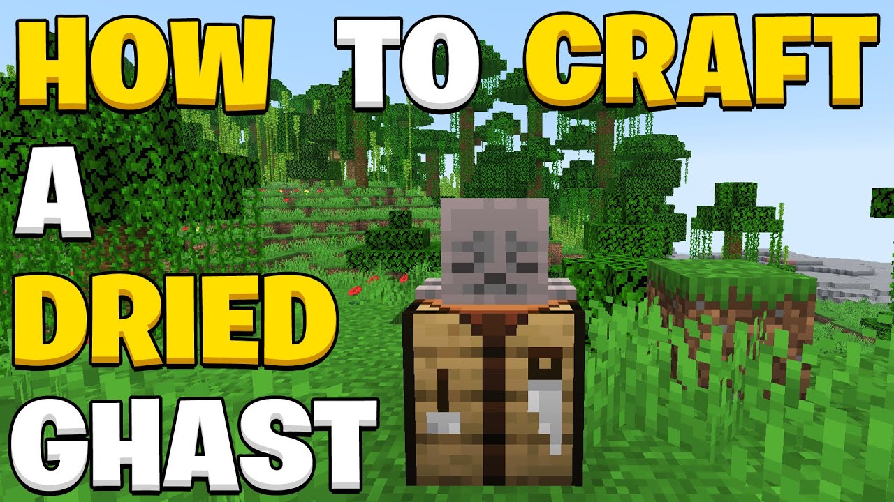 How to craft a dried ghast in Minecraft 1.21.6 - YouTube