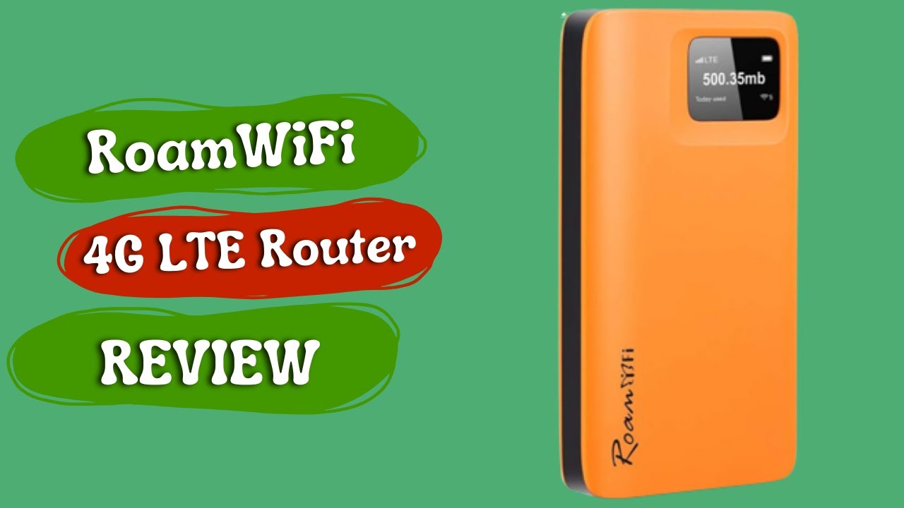 RoamWiFi 4G LTE Mobile Hotspot: Stay Connected Anywhere Review - YouTube