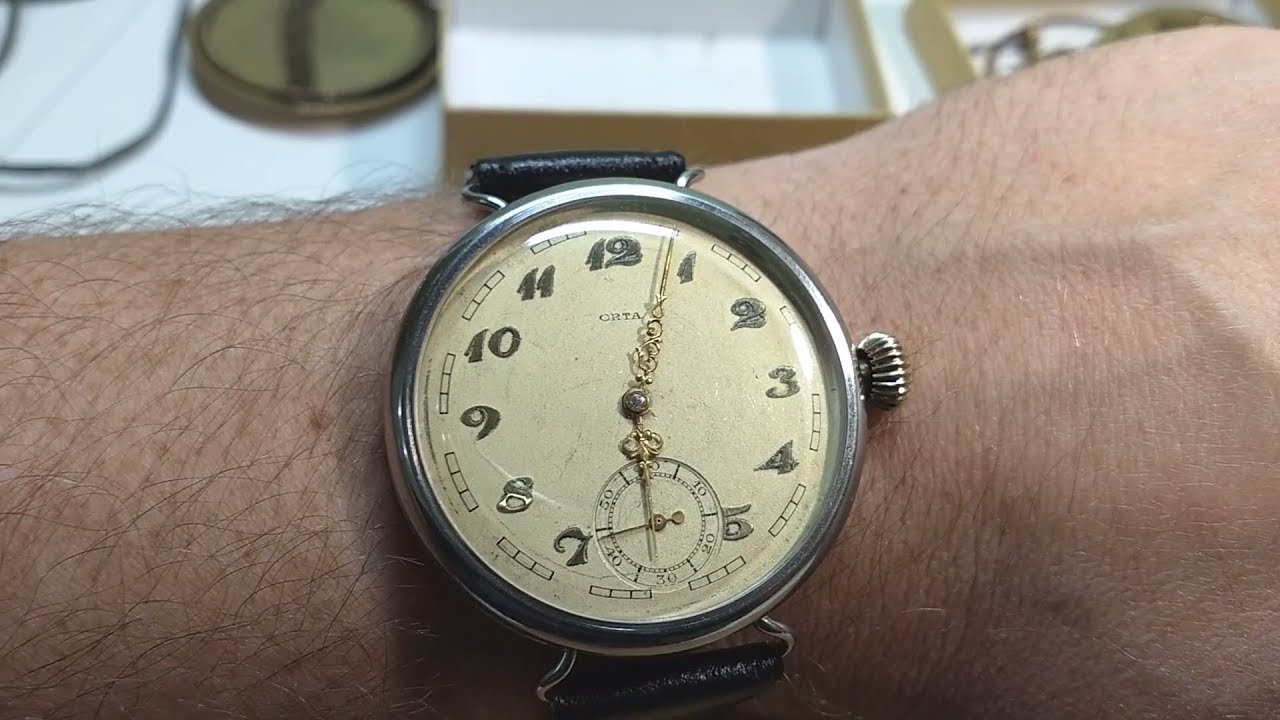 переделка и ремонт часов ORTA (General Watch Co.) - YouTube