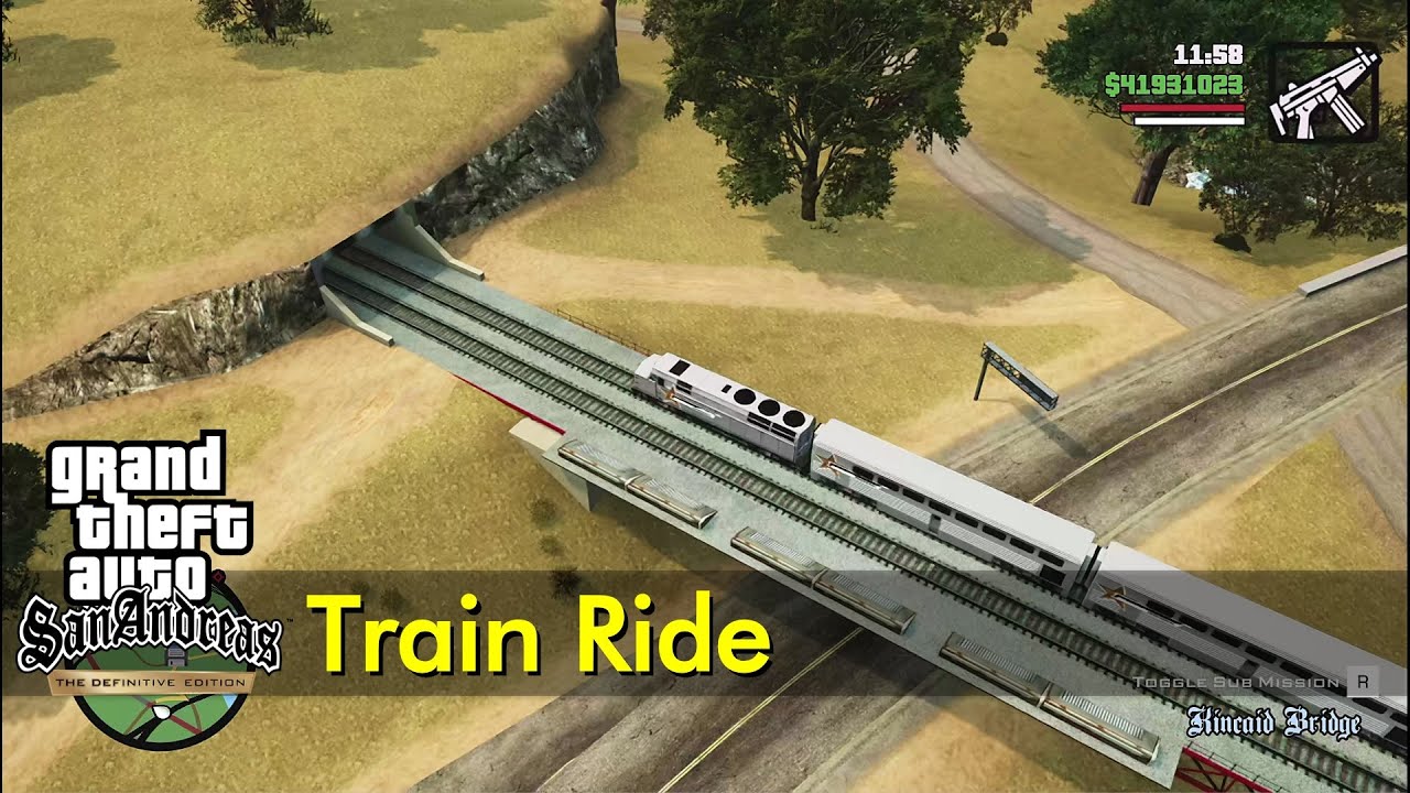Train ride (no stops, daytime) | GTA: San Andreas - Definitive Edition ...