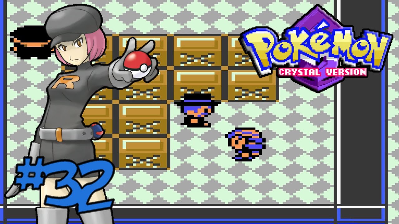 Pokémon Crystal Version: Goldenrod City Basement #32 - YouTube