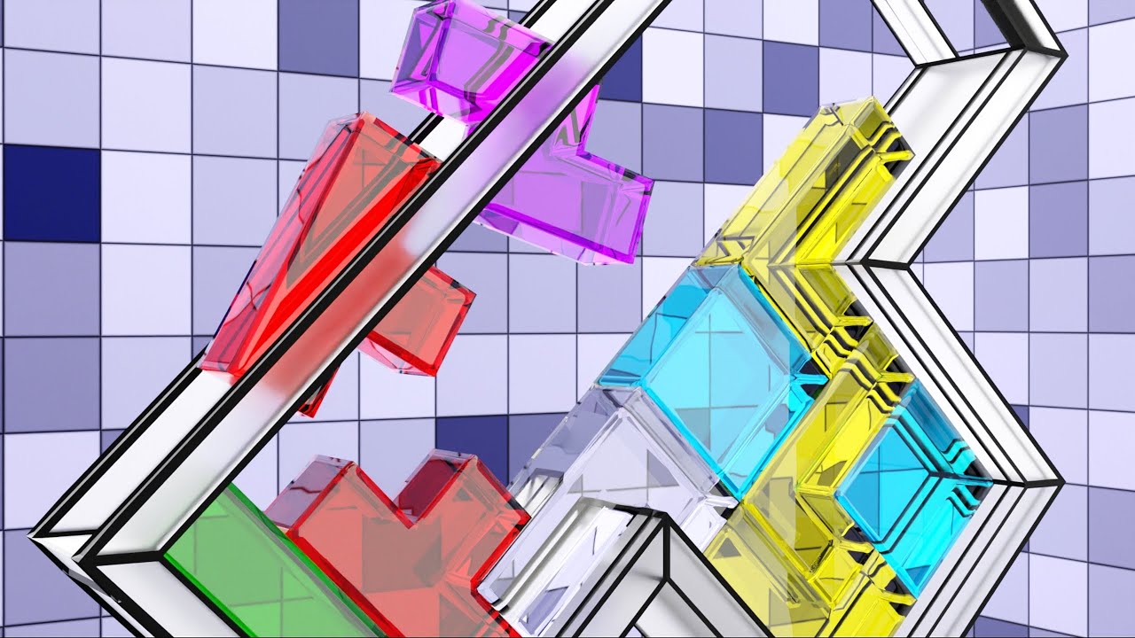 Tetris Block Frame - Softbody Tetris with ㅗ Frame 4 - YouTube