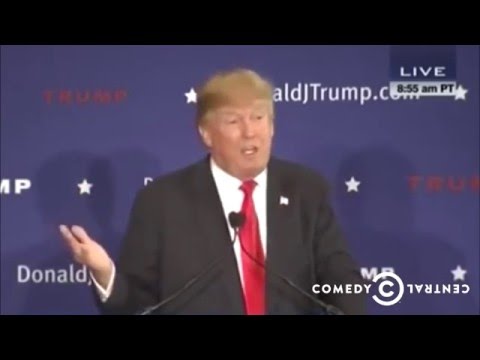 Donald Trump's Standup Comedy Routine - YouTube
