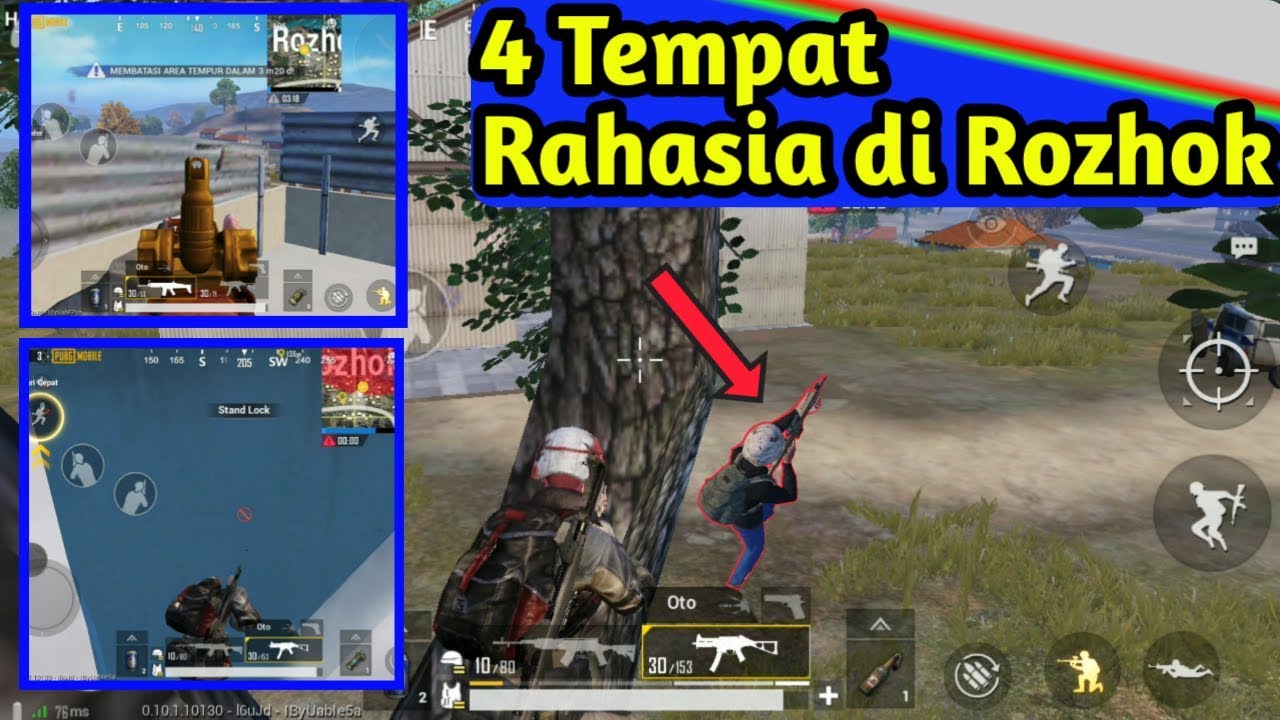 Tempat Rahasia di Desa Rozhok | Map Erangel - YouTube