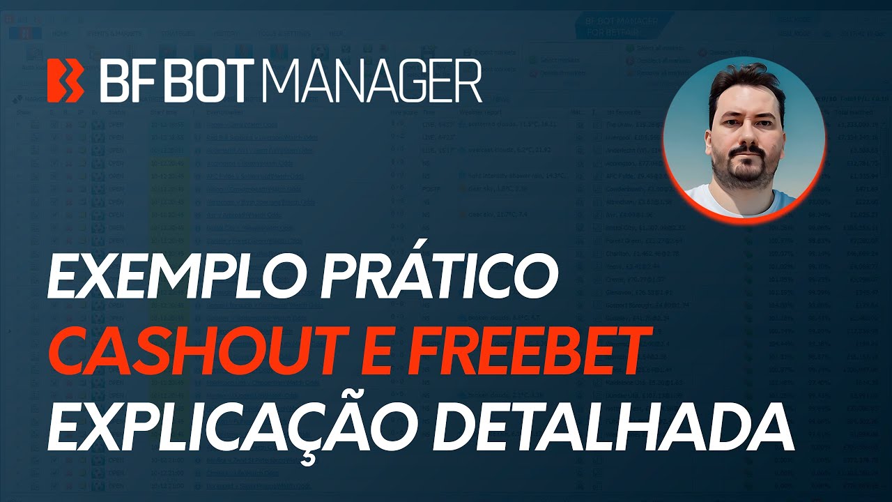 TUDO SOBRE O CASHOUT E FREEBET - BF BOT MANAGER - YouTube
