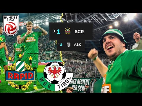 SPITZENREITER 💚🤍 / Rapid wien vs WSG Tirol