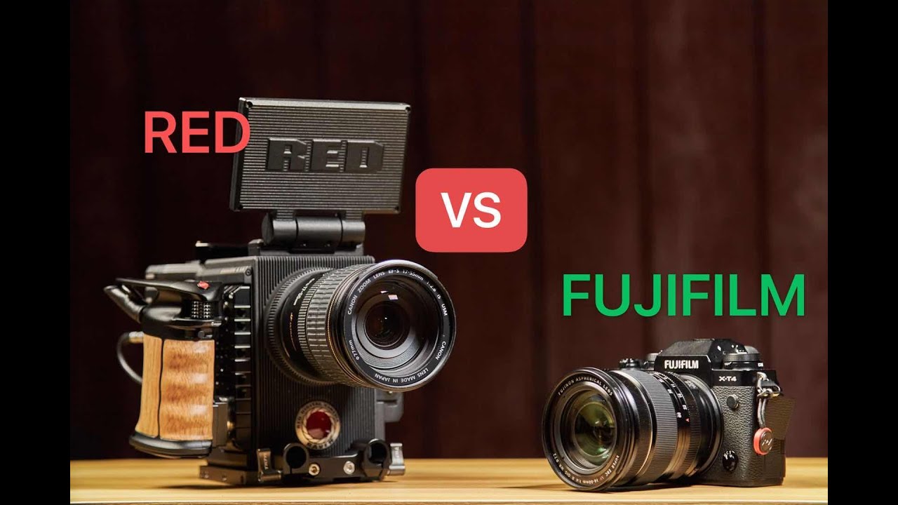 Fujifilm XT4 vs RED! Is the Red 10 times better? - YouTube