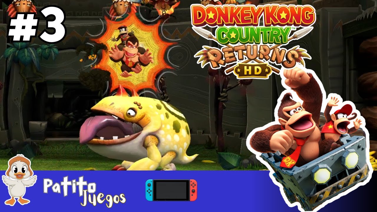 ¡Carritos difíciles 🚂 y un sapo mutante salvaje 🐸! | PARTE 3 | DONKEY ...