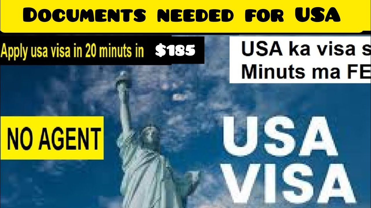 General Documents required to apply USA VISA online | how to apply USA ...