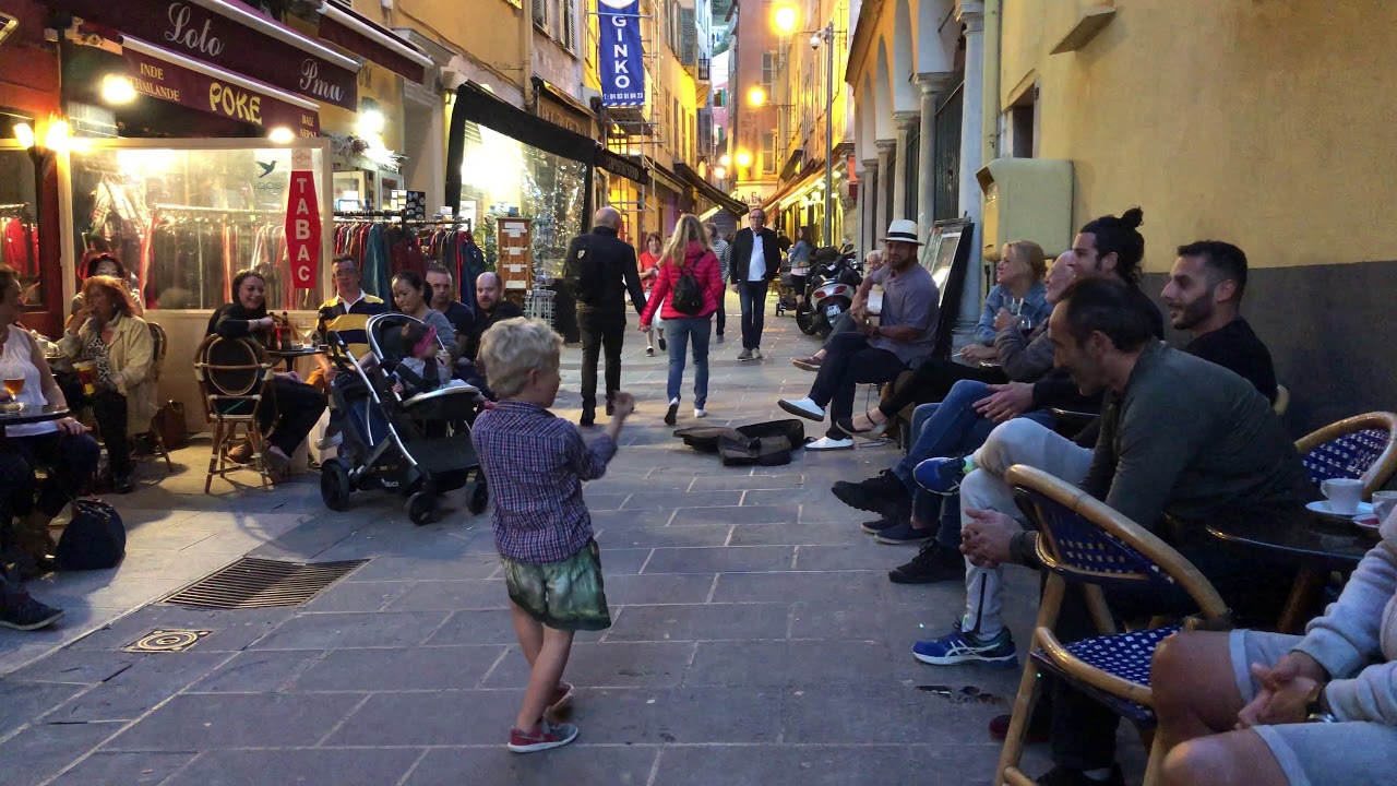 Sebastian dancing in Nice - YouTube