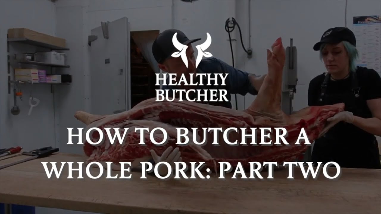 How To Butcher A Whole Pork Part Two - YouTube
