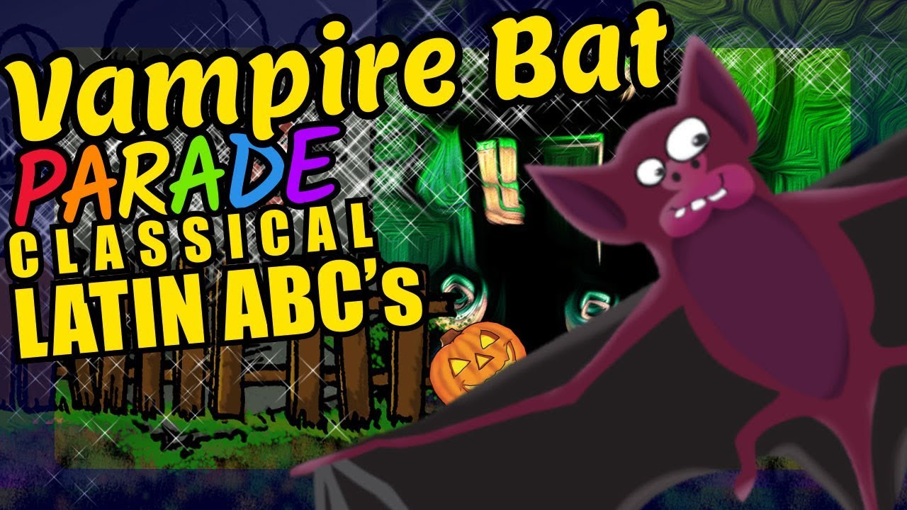 Halloween Vampire Bats Teaching the Classical Latin Alphabet ...