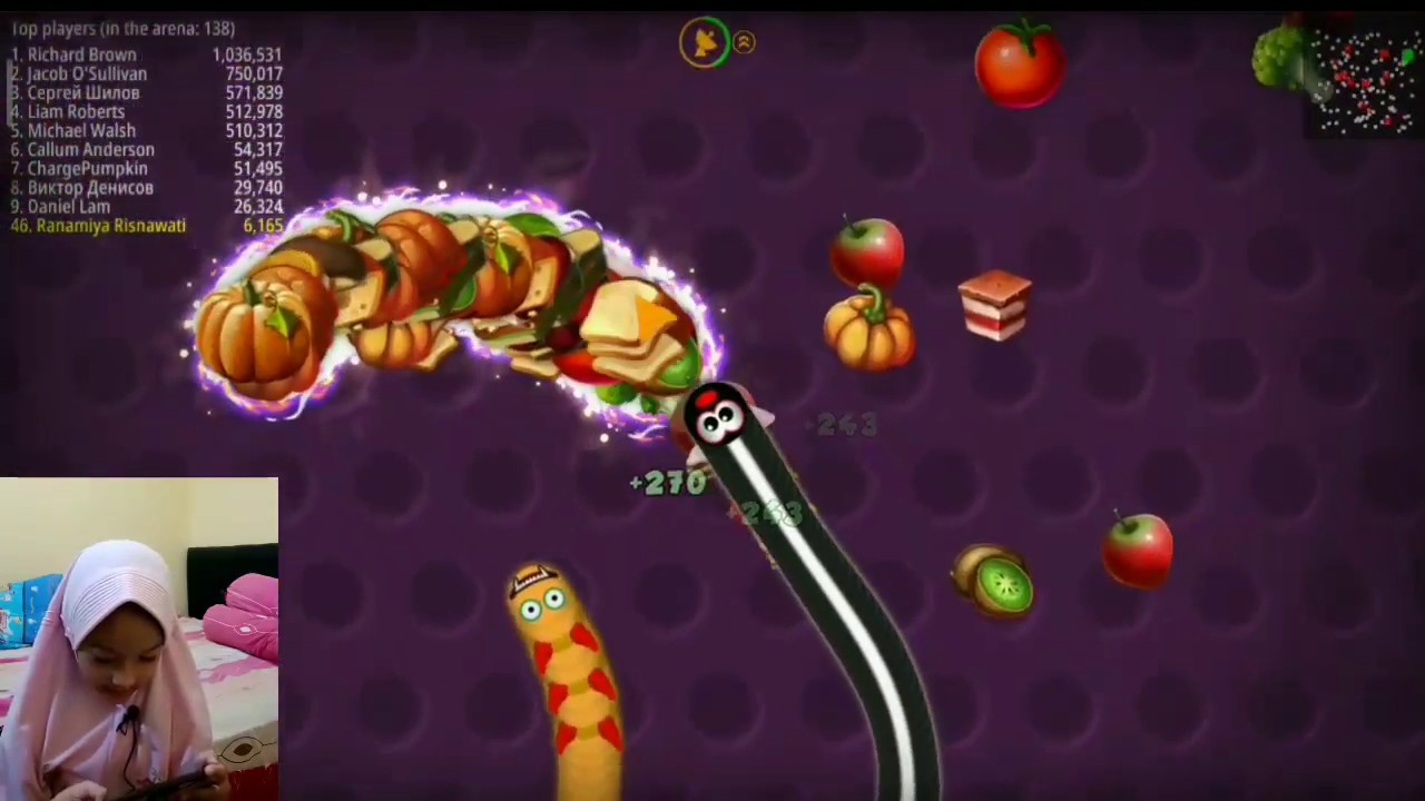 MAIN GAME CACING AUTO SERU. YUK KITA KILL CACING SATU JUTA WORMZONE ...