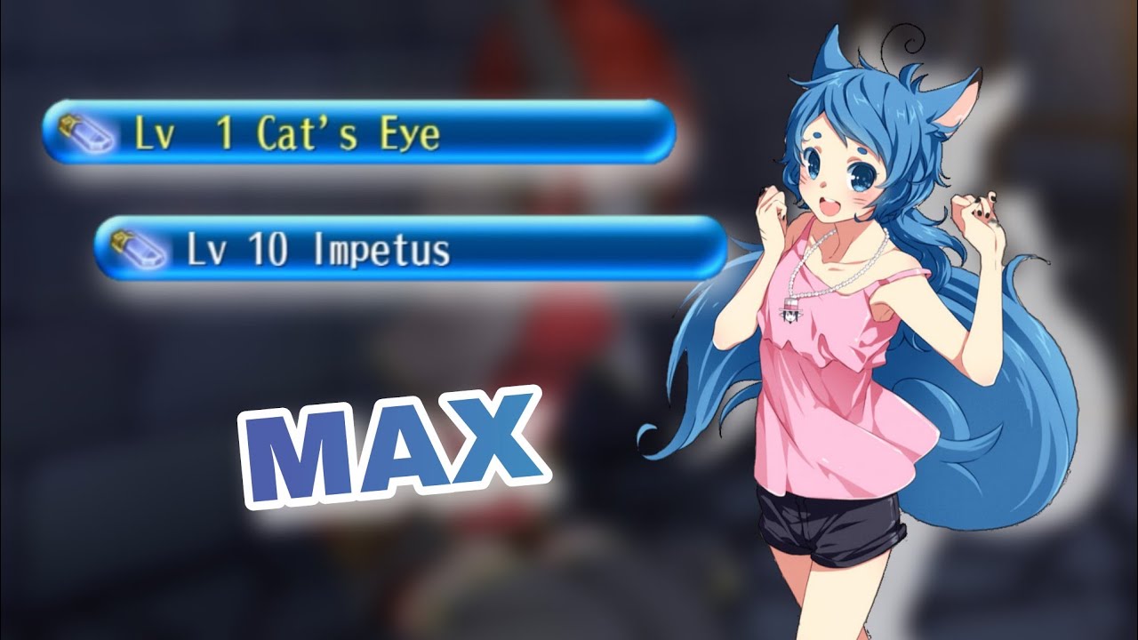 Toram Online - Cat's Eye & Impetus Registlet Max - YouTube