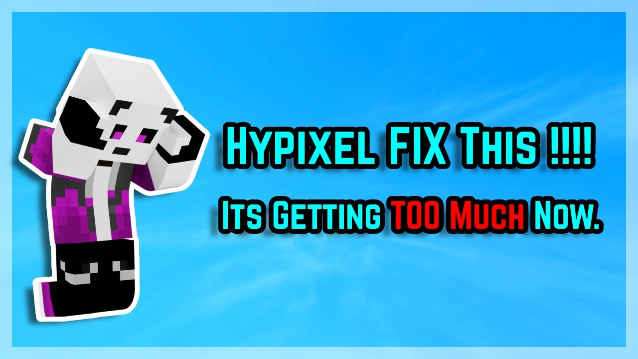 "This Lag is Out of Control! Hypixel Needs to Fix This Now!" - YouTube