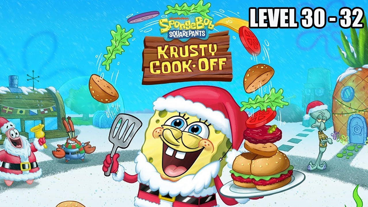 SpongeBob: Krusty Cook-Off - Gameplay Walktrough Clear Stage 30 - 32 ...