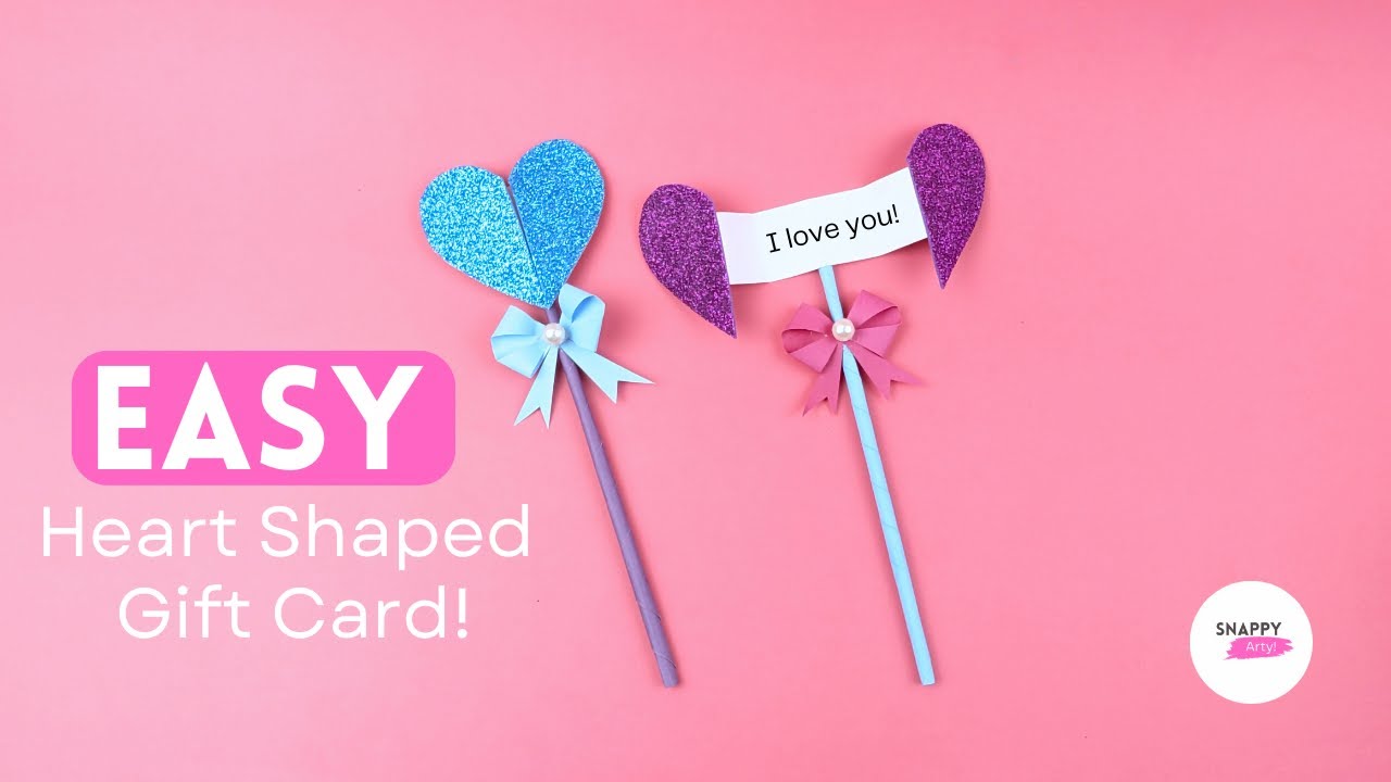 Heart Shaped Gift Card | Cute gift ideas | Gift ideas for boyfriend ...