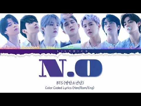 BTS 'N.O' color coded lyrics 방탄소년단 '엔.오' 가사 - YouTube