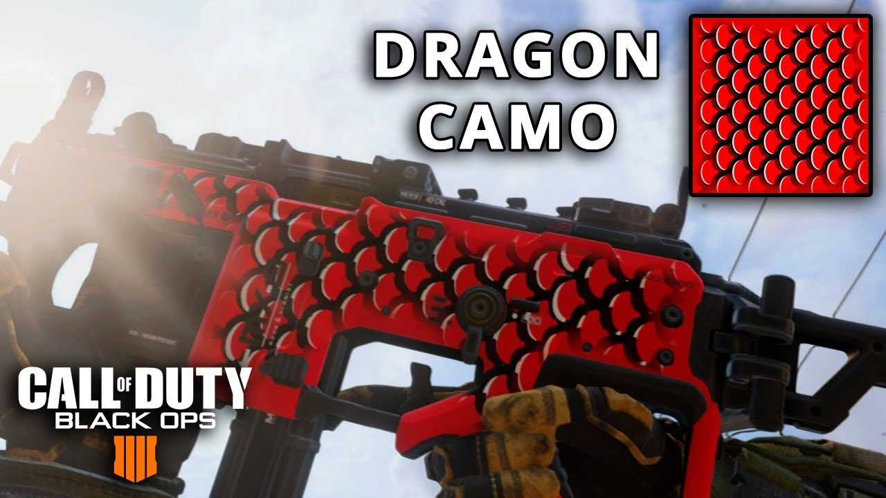 Black Ops 4 'DRAGON' CAMO TUTORIAL! (BO4 Dragon Paintjob) - From COD ...