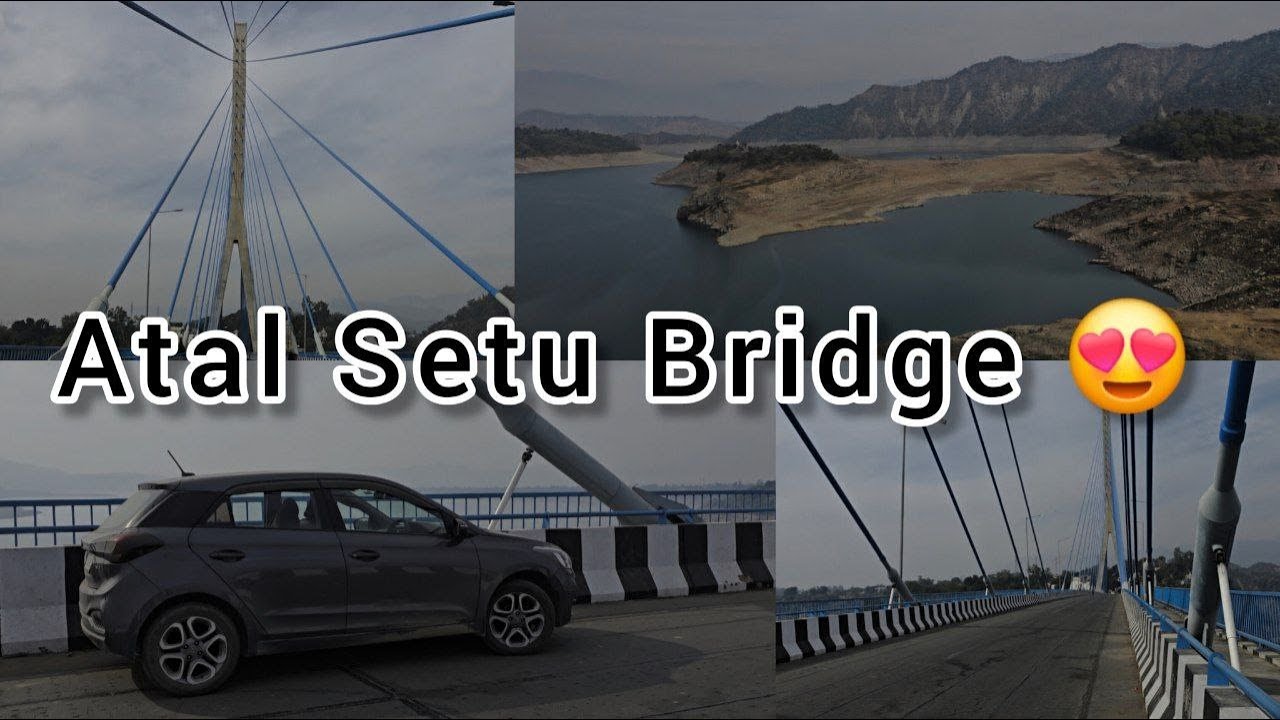 Mesmerizing View of Cable-Stayed Atal Setu Bridge, Basholi. - YouTube