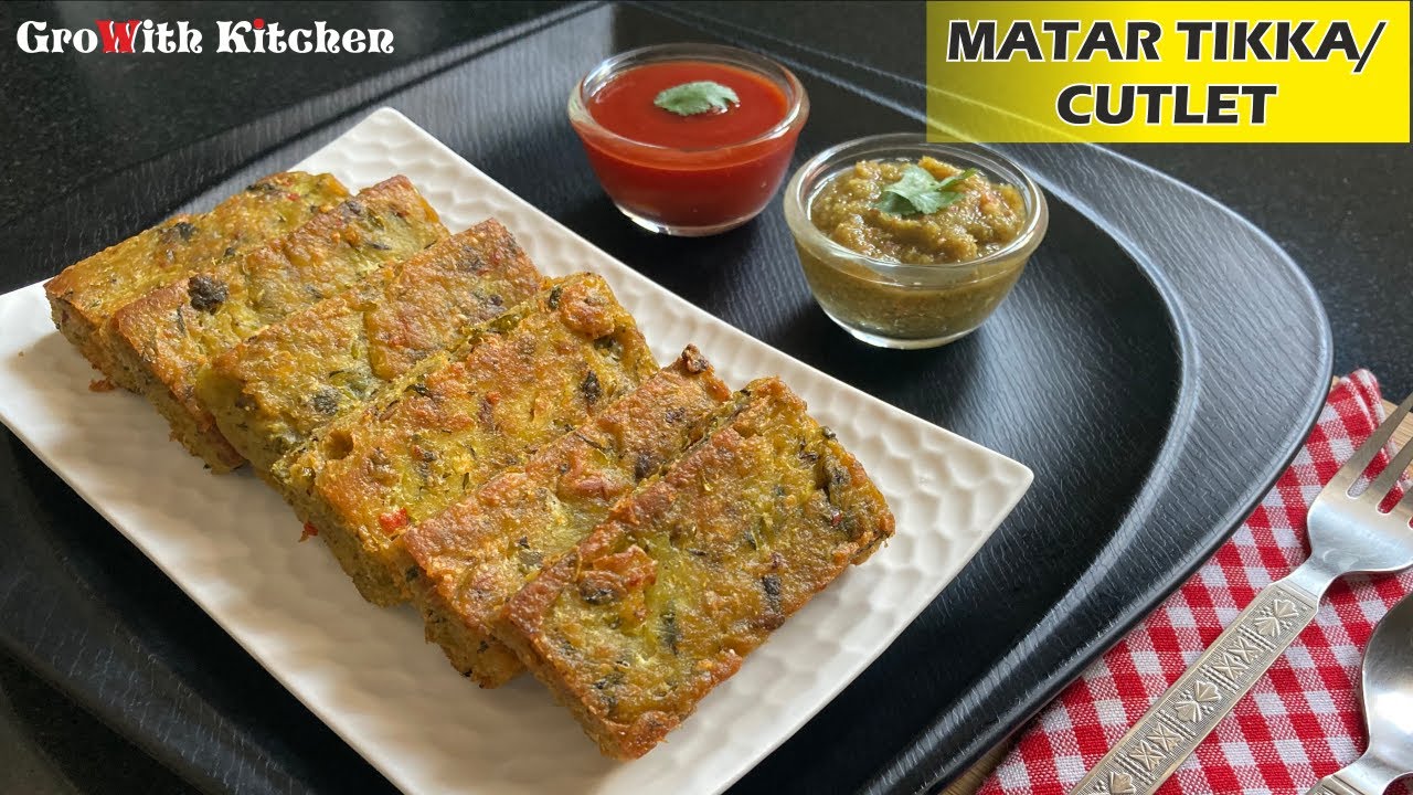 Matar Tikka | Crispy Matar Cutlet | Green Peas Tikki | Easy Breakfast ...