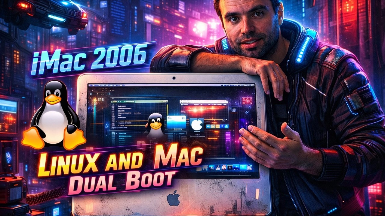 Retro 2006 iMac | Dual Boot Lubuntu Linux and Mac OS - YouTube
