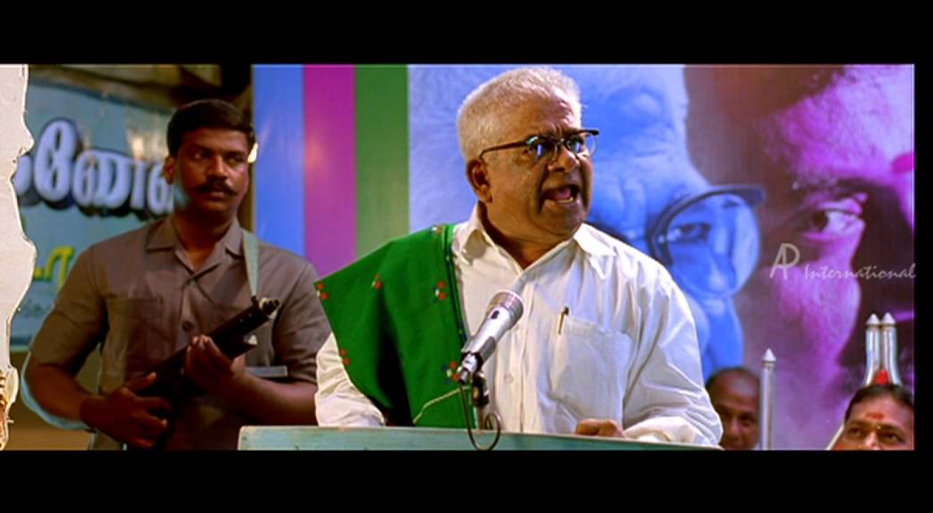 Pudhupettai Tamil Movie - Dhanush becomes a politician | Climax Scene ...