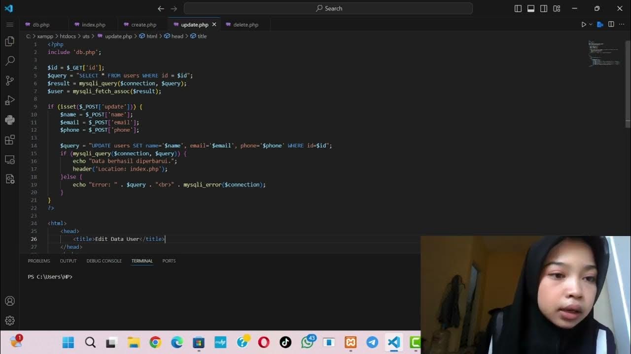 UTS PEMROGRAMAN WEB 2024 - YouTube