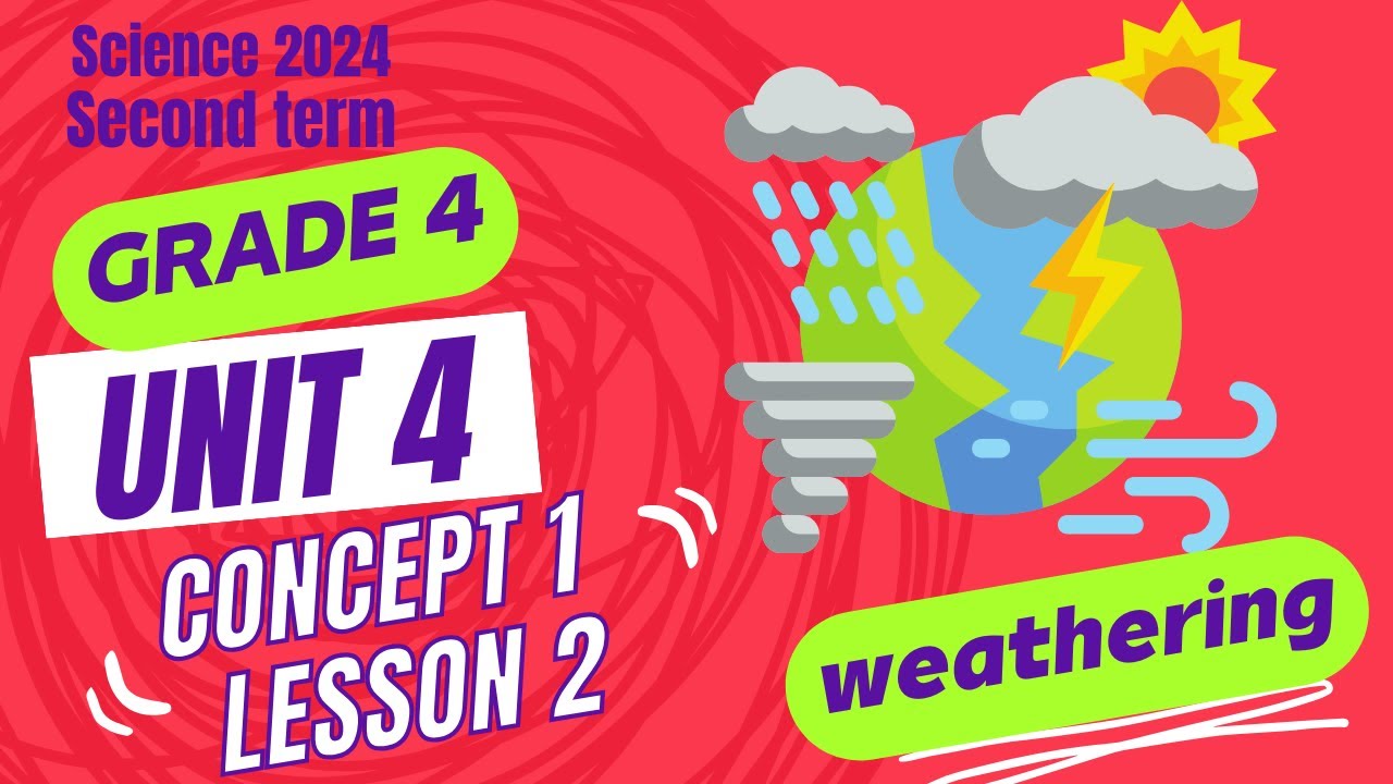Grade 4 unit 4 Concept 1 Lesson 2 Weathering Science 2024 Second Term ...