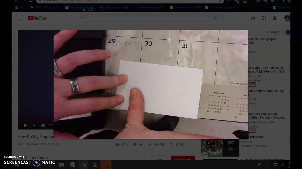 How to take your own finger prints - YouTube